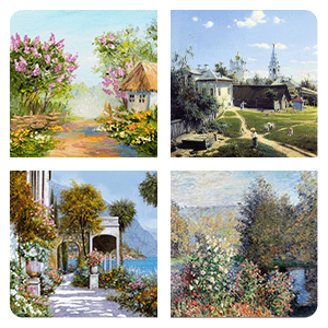 Картины маслом на холсте – купить в Москве | Живопись по низким ценам